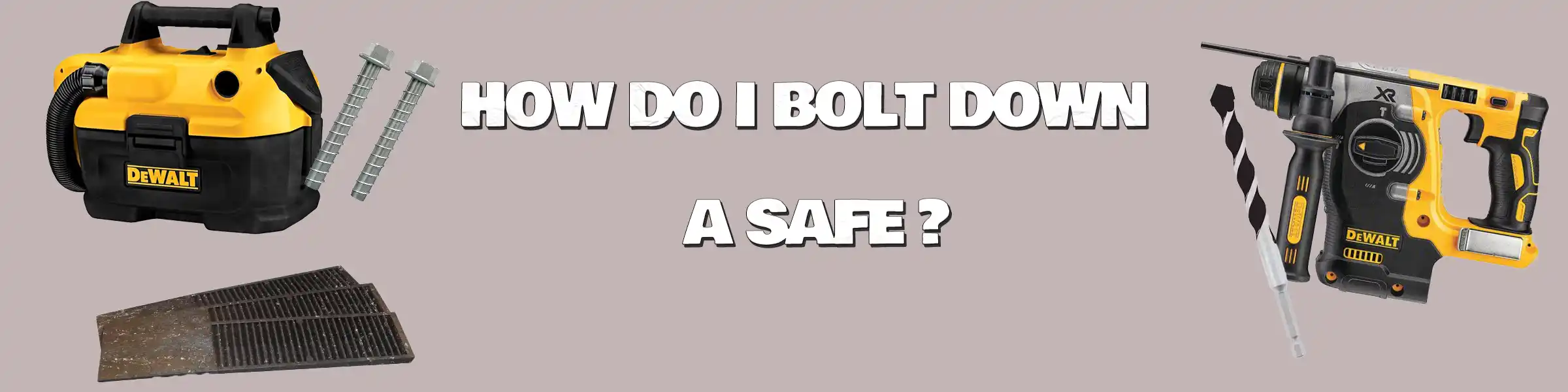 How do I bolt a Safe to the Floor? | West Coast Safes